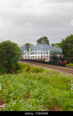 LMS Stanier Class 8F "Fellsman" 48151 near Armathwaite, Settle to ...