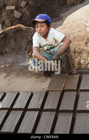 Clay and brick factory Antigua, Guatemala, UNESCO World Heritage Stock ...
