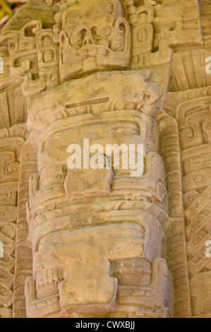 Stelae stela petroglyph tablet in Quirigua Archaeological Park, UNESCO ...