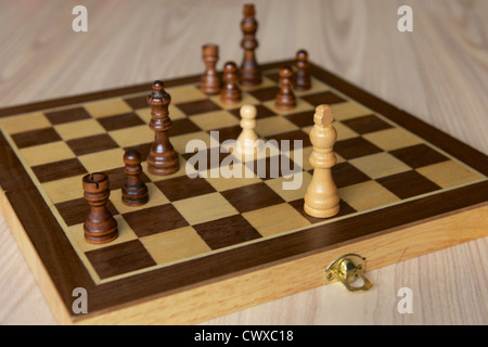 Classic International Chess board Stock Photo - Alamy