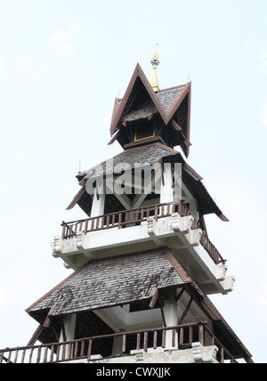 Yellow light house watchtower observation tower in nature on Harrier ...
