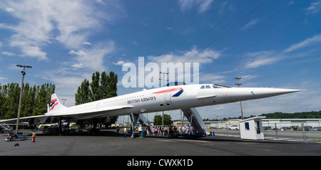 The Concorde airplane. Museum of Flight. Seattle. USA Stock Photo - Alamy