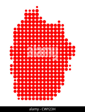 Map of Flores Stock Photo - Alamy