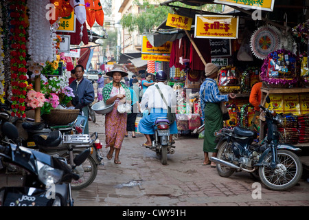 Myanmar, Burma. Mandalay Street Scene, Local Market Stock Photo - Alamy