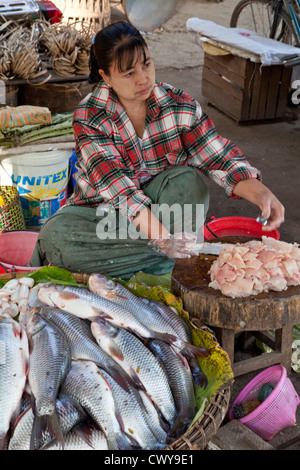 Fish market Mandalay Burma Myanmar Stock Photo - Alamy
