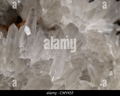 Quartz on sphalerite; Trepca, Kosovo Stock Photo - Alamy