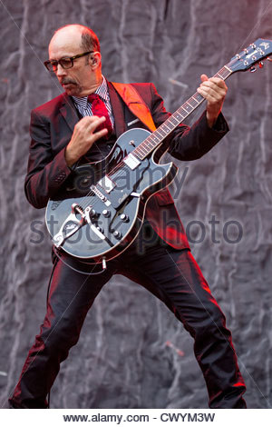 Duke Erikson live performing with Garbage at Download Festival Stock ...