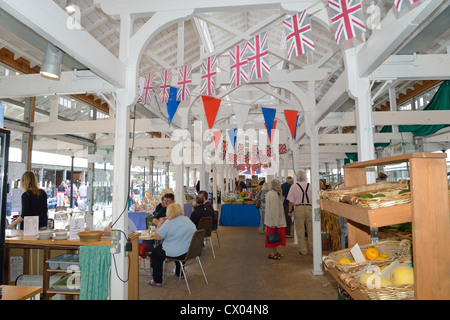 Interior hall, Tiverton Pannier Market, Fore Street, Tiverton, Devon ...