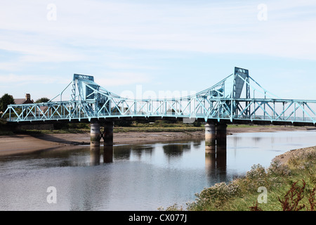 The Jubilee Bridge at Queensferry North Wales UK Stock Photo - Alamy
