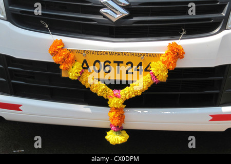 India, Goa region, Old Goa, car Stock Photo - Alamy