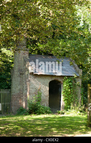 View of an old pump house beside the Longford river, Waterhouse Stock ...