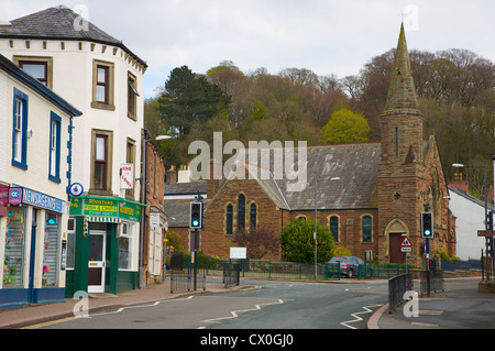 Main Street, Brampton, Cumbria, England UK Stock Photo - Alamy