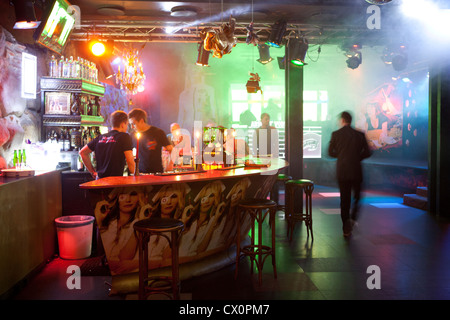 nightlife Vilnius Lithuania Stock Photo - Alamy