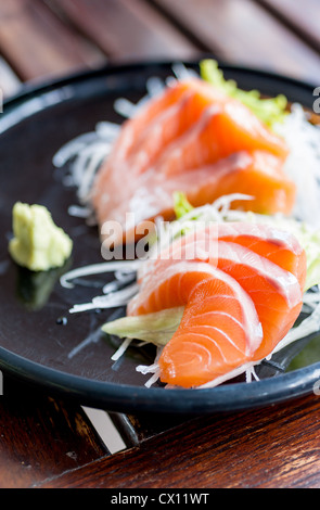 delicious food - Japanese traditional fish sushi Stock Photo - Alamy