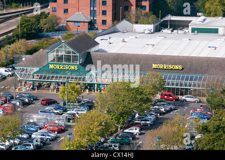 Morrisons Supermarket Aylesbury Buckinghamshire Stock Photo - Alamy