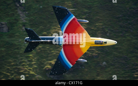 Hawker Hunter - Miss Demeanour, Wings & Wheels, display Dunsfold 2010 ...