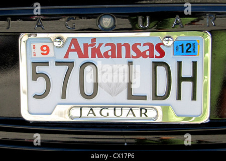 Arkansas License Plate, USA Stock Photo - Alamy