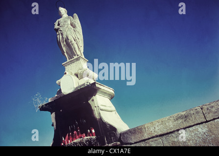 River Styx Bridge from the site of Castle Edward, Lake Hopatcong, N. J ...