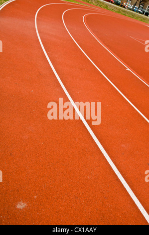 athletics running track Stock Photo - Alamy