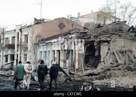 The city of Grozny destroyed by the war Stock Photo - Alamy