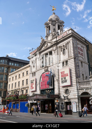 The exterior of Victoria Palace Theatre in West End theatre in Victoria Street ,London currently ...