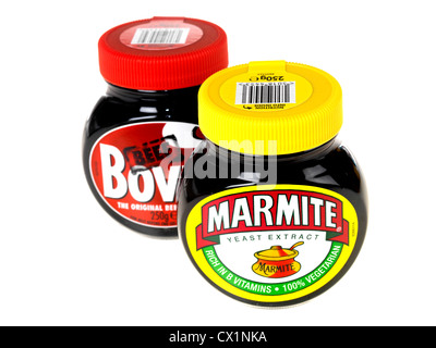 Marmite and Bovril Spread Stock Photo - Alamy