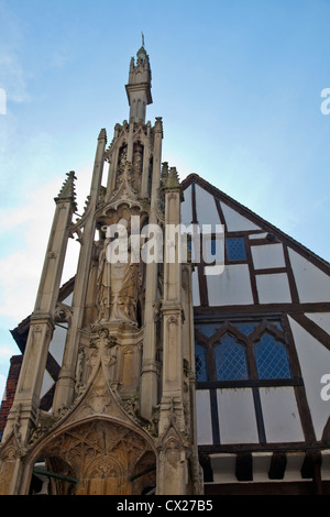 Buttercross Monument on Winchester High Street - Hampshire UK Stock ...