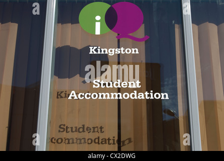 Student Accommodation Sign Stock Photo - Alamy