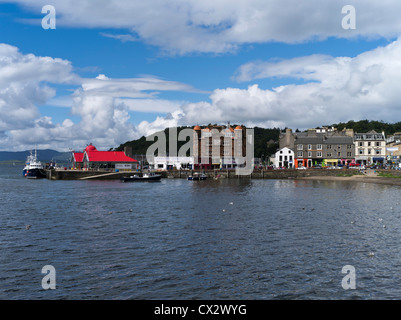 Waterfront quayside at North Pier, Oban, Argyll and Bute, Scotland, UK ...