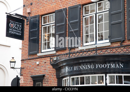 The Running Footman Pub and Restaurant, Charles Street, Mayfair, London ...