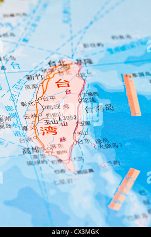 Old Taiwan map Stock Photo - Alamy