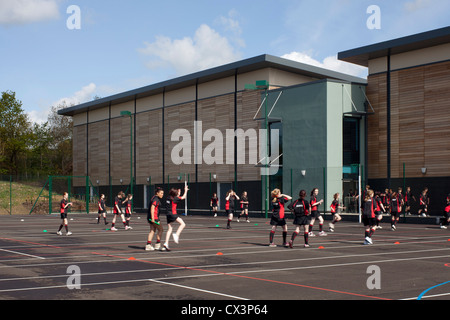 Trinity School Sports Hall, Newbury, United Kingdom. Architect: ADP ...