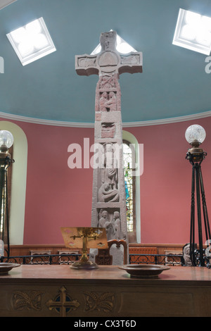 The Ruthwell Cross, Ruthwell church, Dumfries, Scotland Stock Photo - Alamy