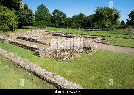 The ruins of the Roman Temple at Caerwent, Wales Stock Photo - Alamy