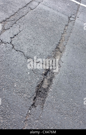 Potholes in roads in Leeds Stock Photo - Alamy