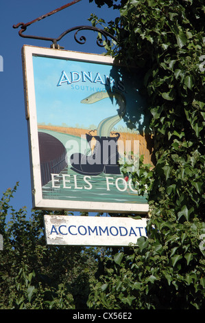 The Eels' Foot Inn, Eastbridge, Suffolk, England, UK Stock Photo - Alamy