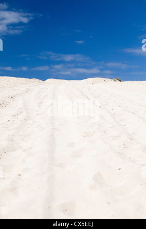 Landscape photo of an uphill climb in spring. Typical landscape in ...