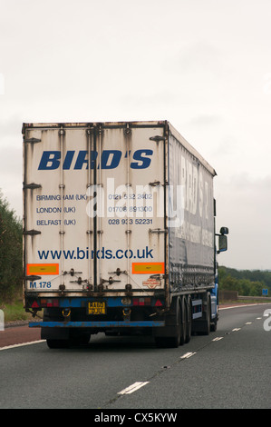 Articulated lorry on the road in the Midlands UK Stock Photo - Alamy