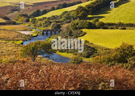 English Village Scene Withypool Exmoor National Park Devon England ...