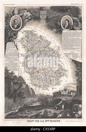 This 1852 map by Levasseur showcases the Department Des Basses Pyrenees ...