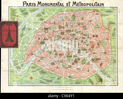 1920 Robelin Map of Paris, France - Geographicus - Paris-robelin-1920 ...