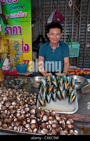 Khao San Road Mussel Mussels Bangkok Thailand Thai night market food ...