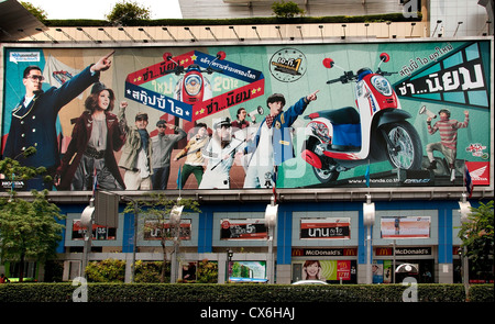 Honda Scooter Billboard MBK Center Mahboonkrong shopping mall Bangkok ...