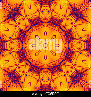 Kaleidoscope pattern abstract background. Computer generated ...