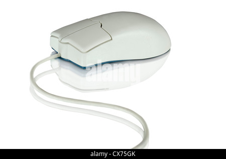 Mouse computer isolated on white background with selective focus Stock ...