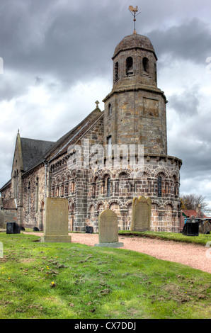 St Athernase church (12th century), Leuchars, Fife, Scotland, UK Stock ...