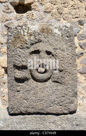 An ancient Roman water trough in the town of Herculaneum Stock Photo ...