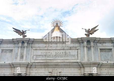 porta mariae in Naga City, Philippines. A commemorative arch dedicated ...
