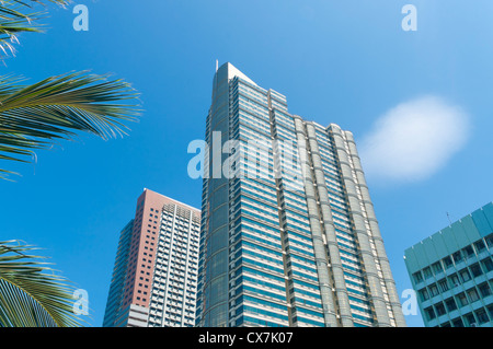 Apartment housing in Manila in Luzon Metro Manila in the Philippines in ...
