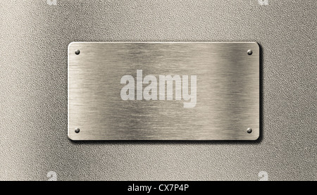 silver metal plate Stock Photo - Alamy